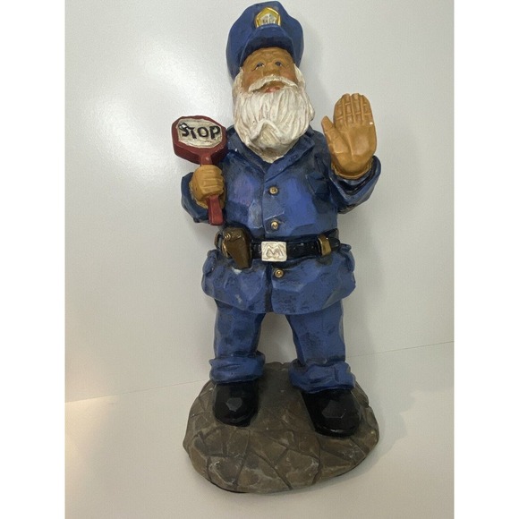 Unbranded | Accents | 95 Inch Tall Police Officer Santa Figure Cop With ...